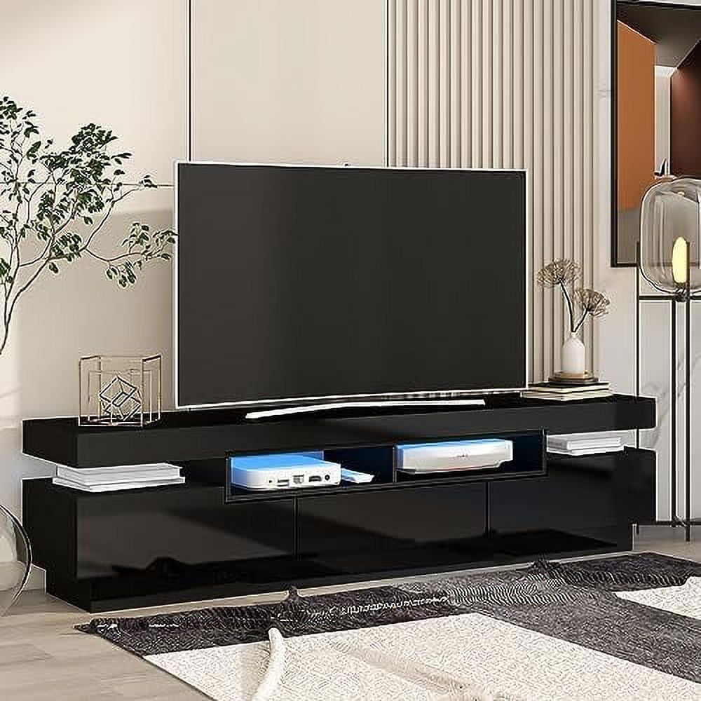 xrboomlife Modern TV Stand with Entertainment Center TV Stand with 2 ...