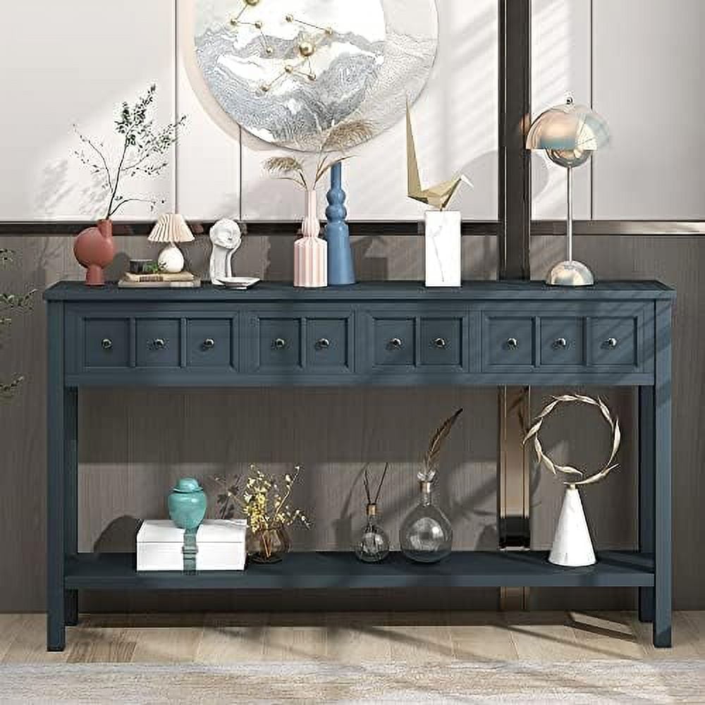 xrboomlife Sofa Table 60 inch Sofa Table Long Console Table with ...
