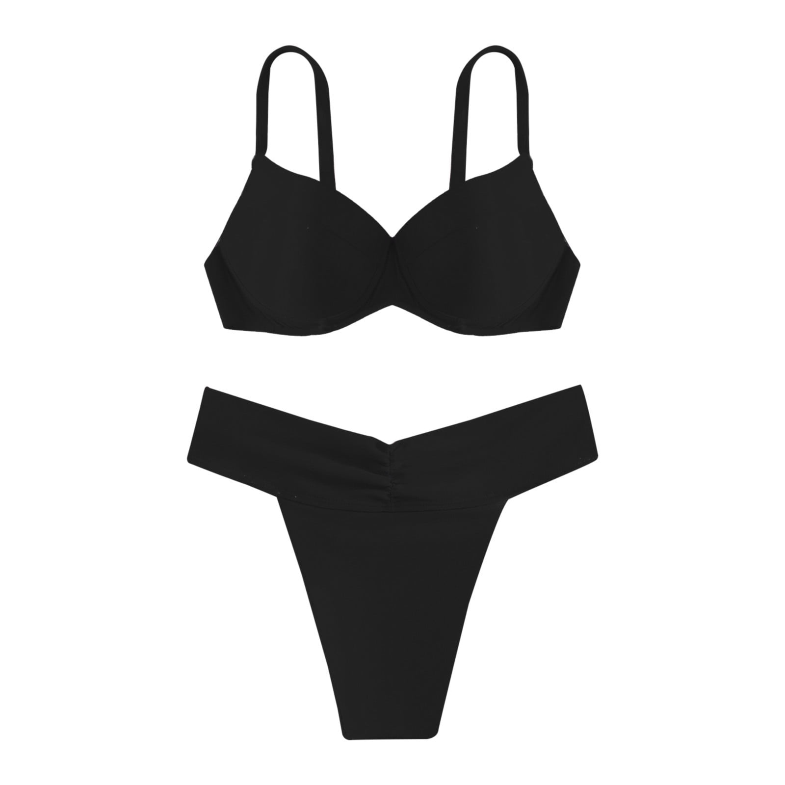 Xuapaodt Summer Two Piece Swimsuitladies Sexy Two Piece Swimsuit Solid