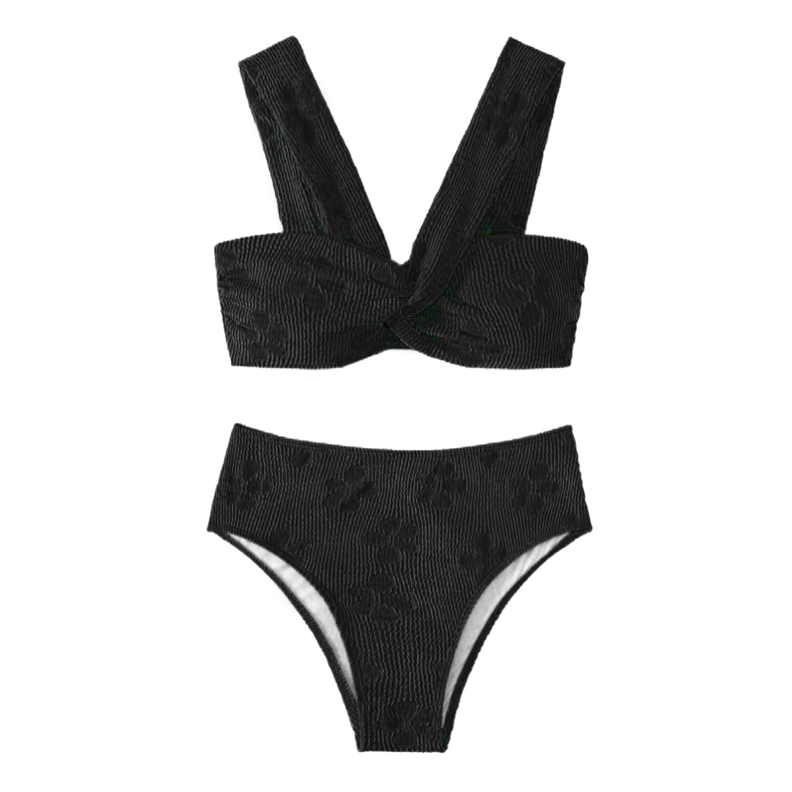 Xuapaodt Summer Two Piece Swimsuitwomen Print Bikinis Swimsuit Sexy