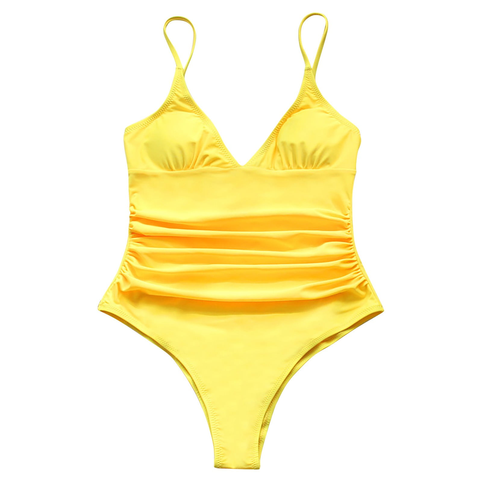 Xuapaodt INC Women's Swimsuit Gathered Neck Wrap Cut Out Open Back Full ...