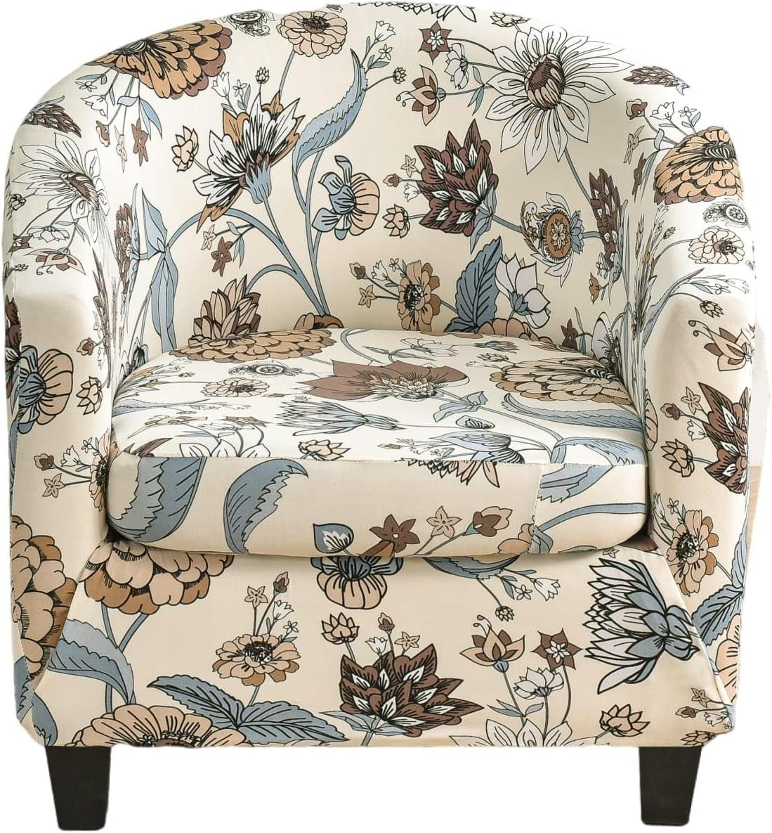 xuejumboom 2 Piece Club Chair Slipcover Printed Tub Chair Slipcover ...
