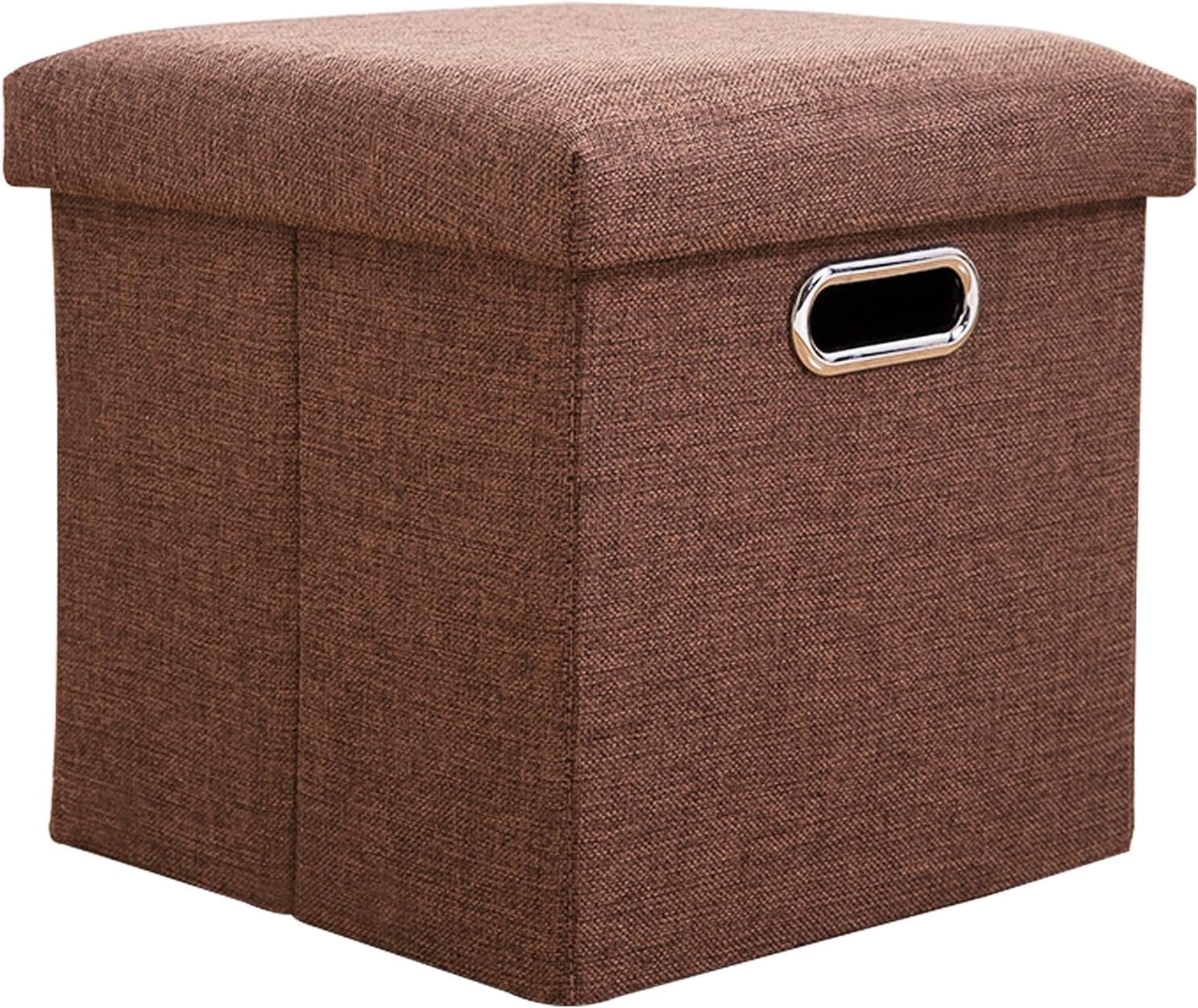 fhxbjoi Folding Storage Ottoman 11.8 inch Cube Chest Foot Rest Seat ...