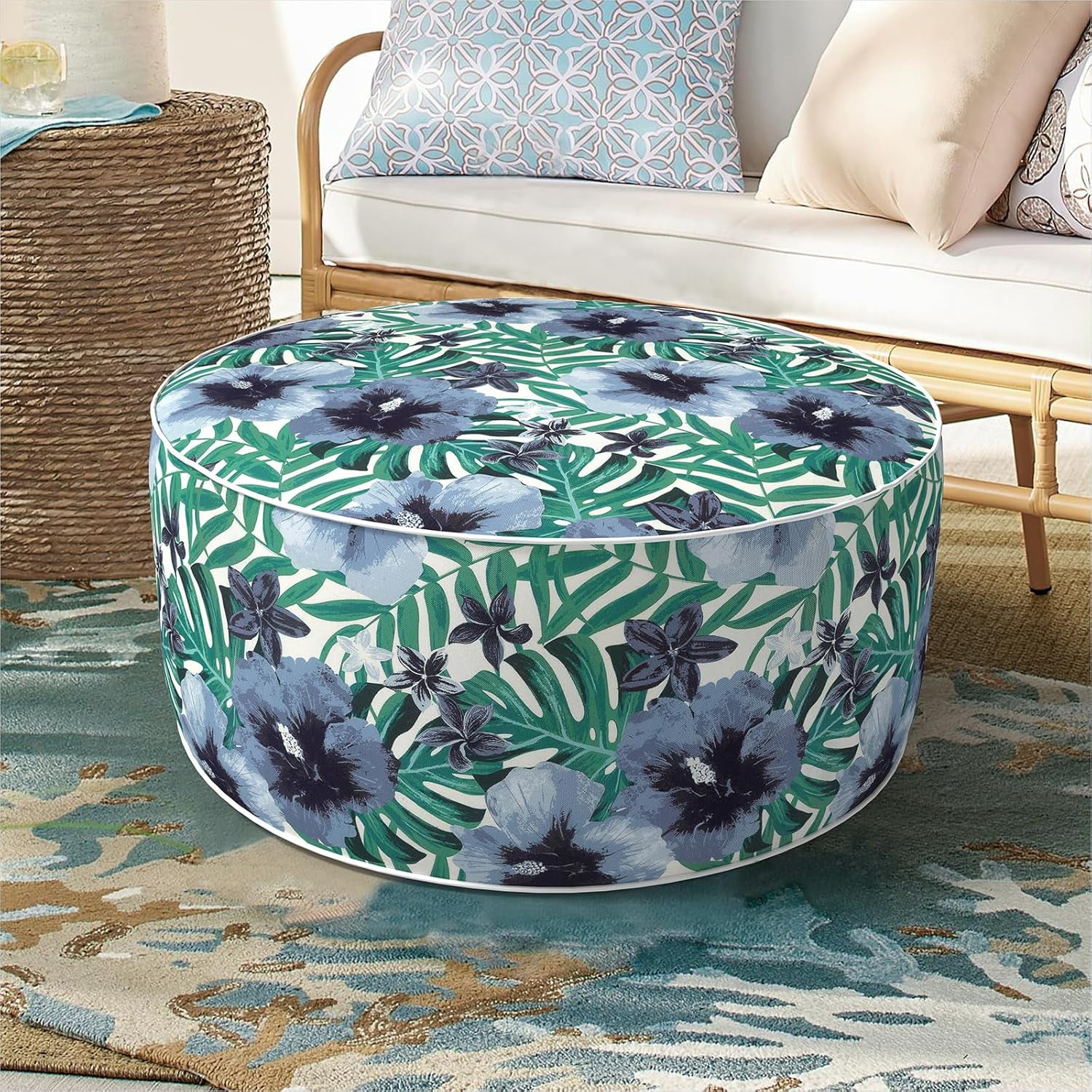 xuejumboom Inflatable Ottoman Stool D31 xH14 for Outdoor/Indoor Use ...