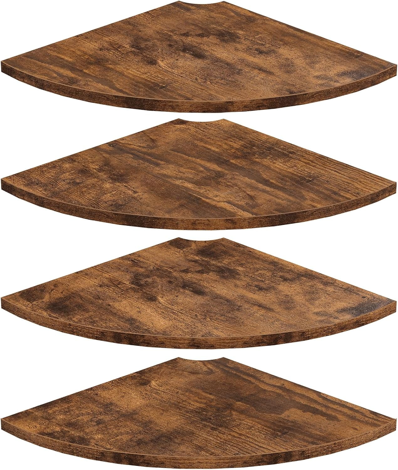 xuejumboom JKLCH LTKIF Corner Shelf Wall Mount 4 Tier Rounded Corner ...