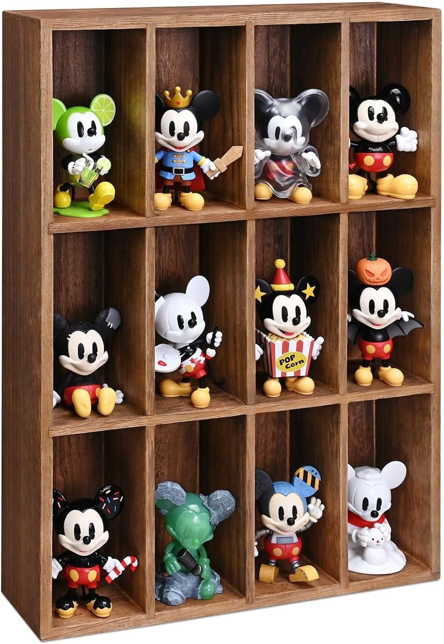 hltdhyi JKLCH LTKIF Wall Mounted Wooden Mountable 12 Compartments ...