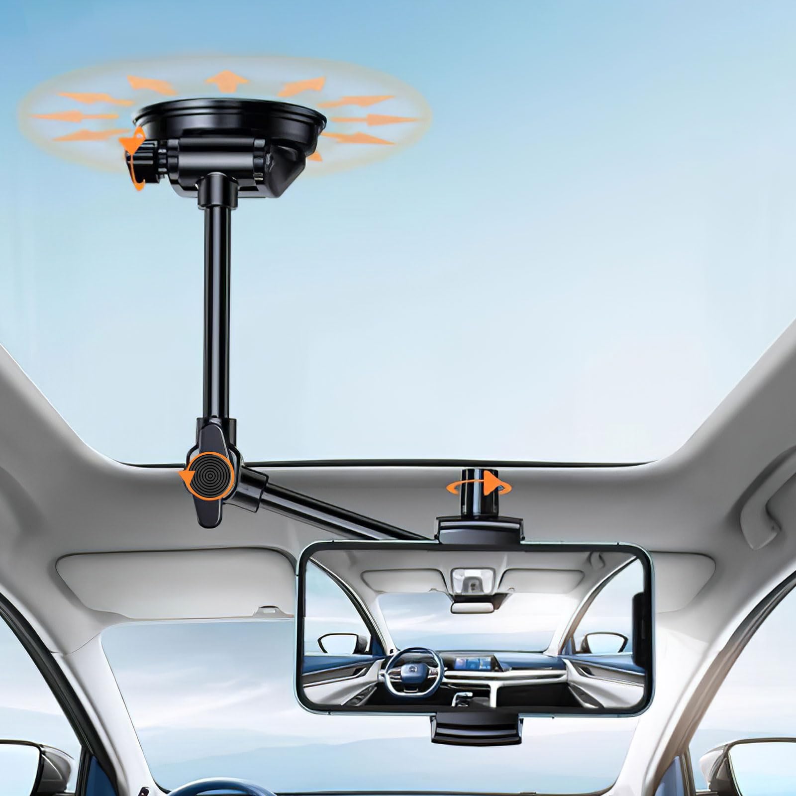 xuenair Car Mount Dashboard, Universal Best Windshield Mount for Car ...