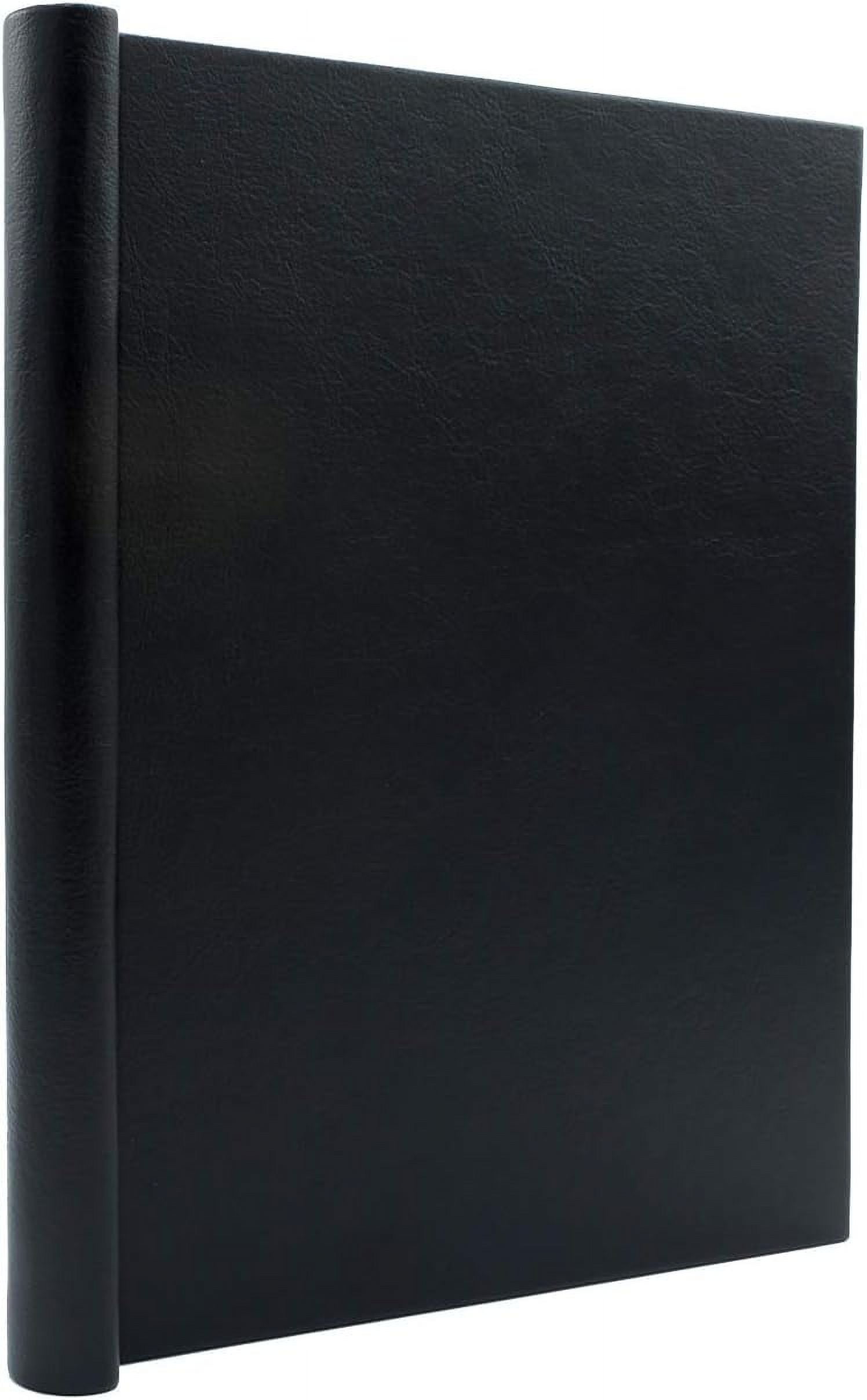 xuerong Faux Leather Springback Thesis Binder - Black, 1" Spine Width, 150 Sheet Capacity, High ...