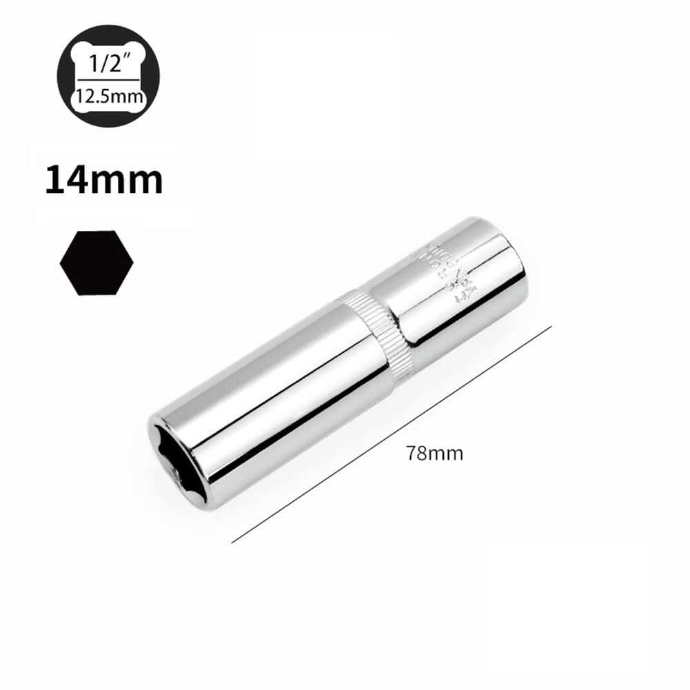 yaaqii 1/2inch 8-27mm Deep Socket Adapter Hex Socket Wrench drive Heads ...