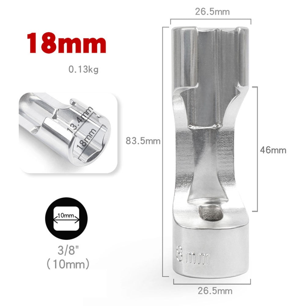 yaaqii 10-19mm 3/8inch Diesel Injector Fuel Line Socket Wrench Set ...