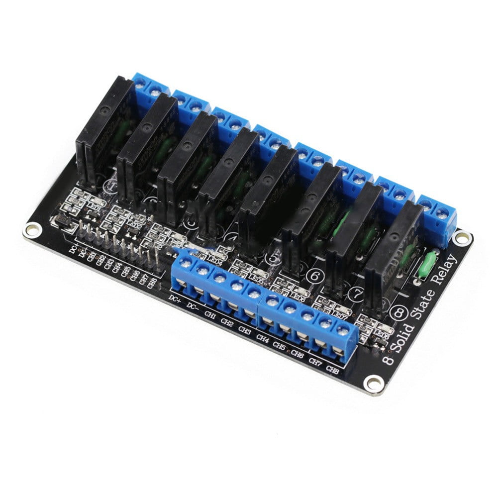yaaqii 12V 1/2/4/8 channel solid state relay module with fuse ...