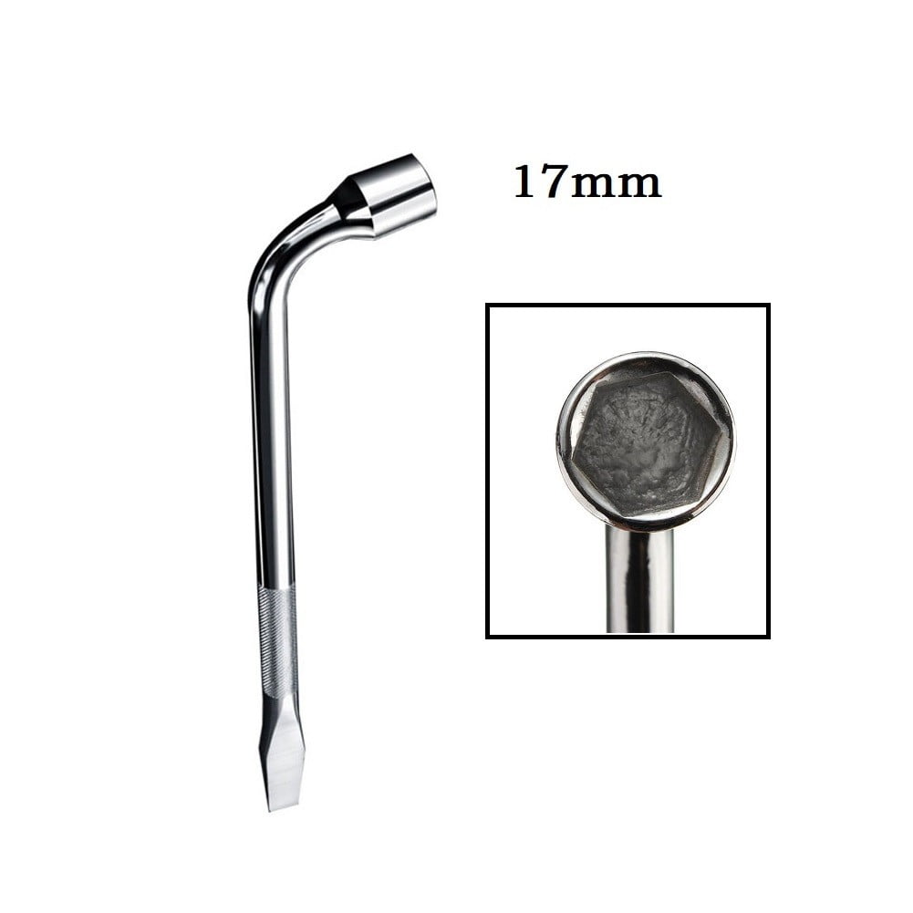 yaaqii 17/19/21mm Wheel Wrench Heavy Duty Lug Hex Nut Bolt Socket ...