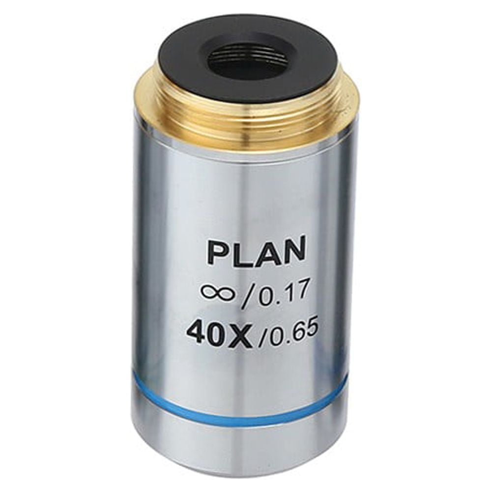 yaaqii 195 Microscope Objective 4X10X20X Infinity Objective Microscope ...