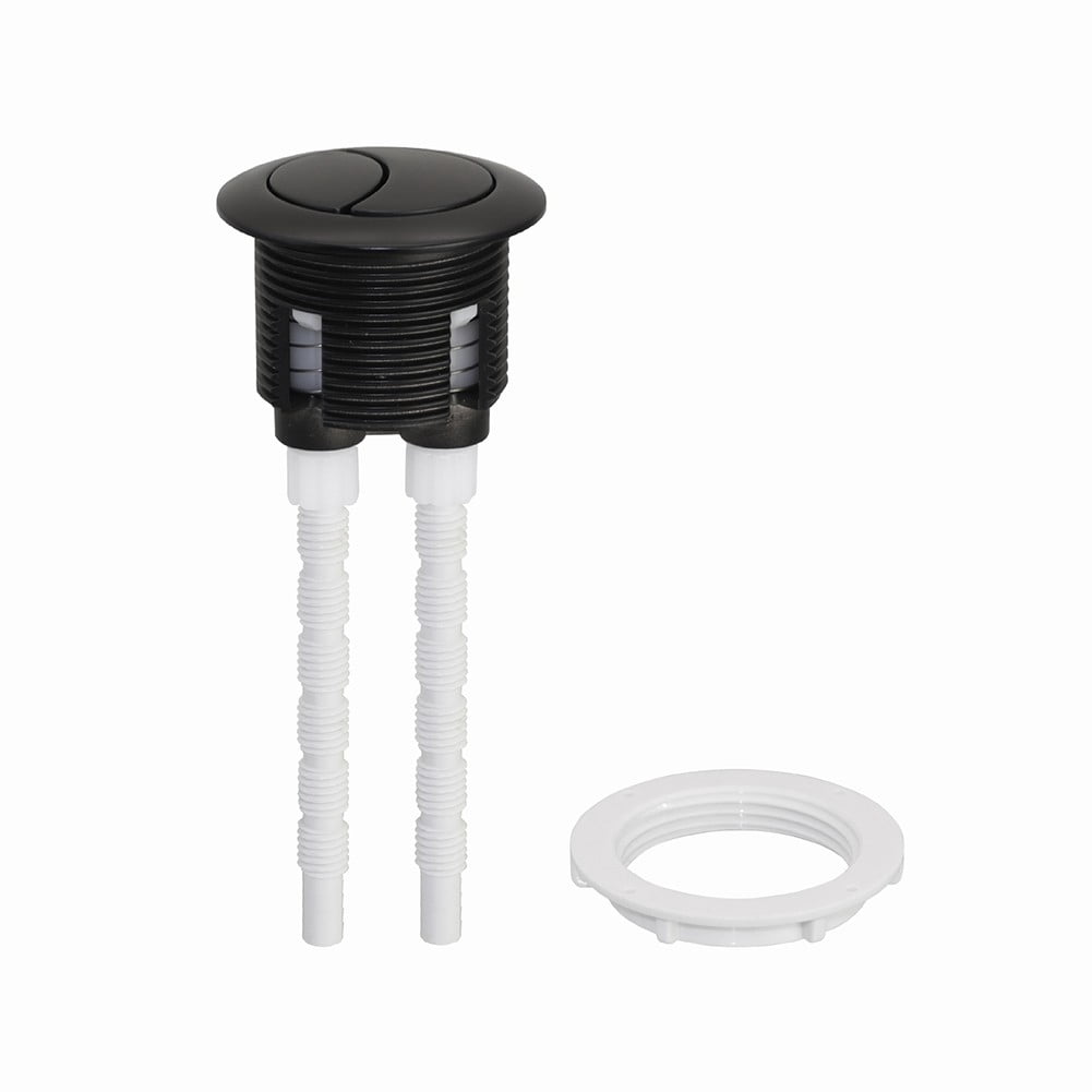 yaaqii 1pcs black toilet flush button 38MM small double button toilet ...