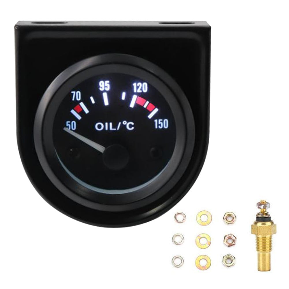 yaaqii 2" 52mm Pointer Car Oil Temp Temperature Gauge 50-150℃ With NPT ...