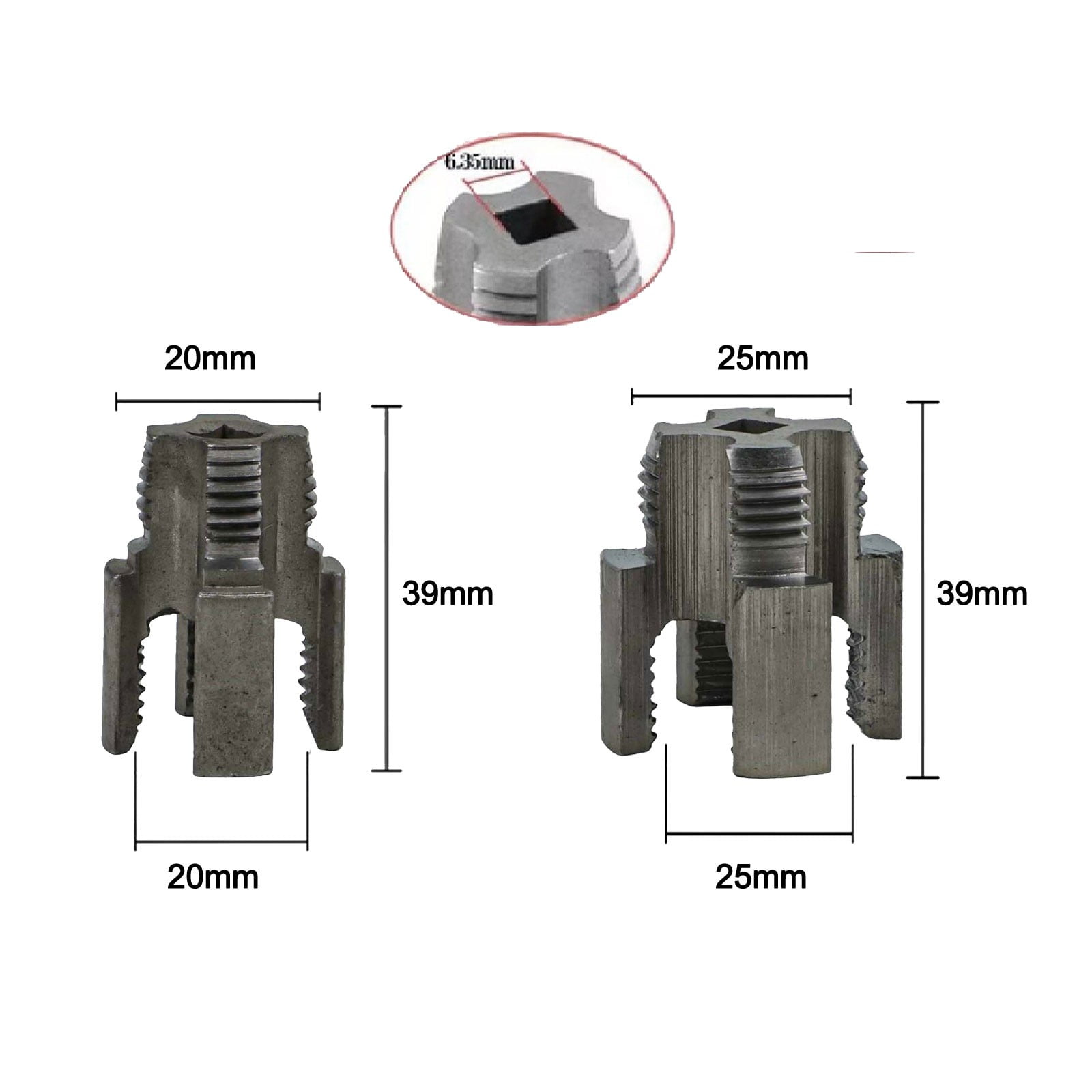 yaaqii 20MM+25MM tapping tool internal thread external thread ...