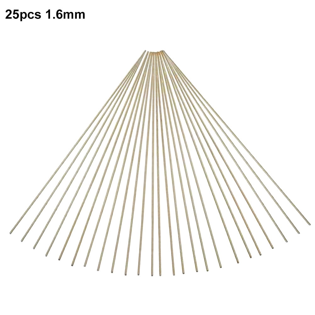 yaaqii 25PCS Brazing Rods Brass Solder Welding Rod for Oxyacetylene Gas ...