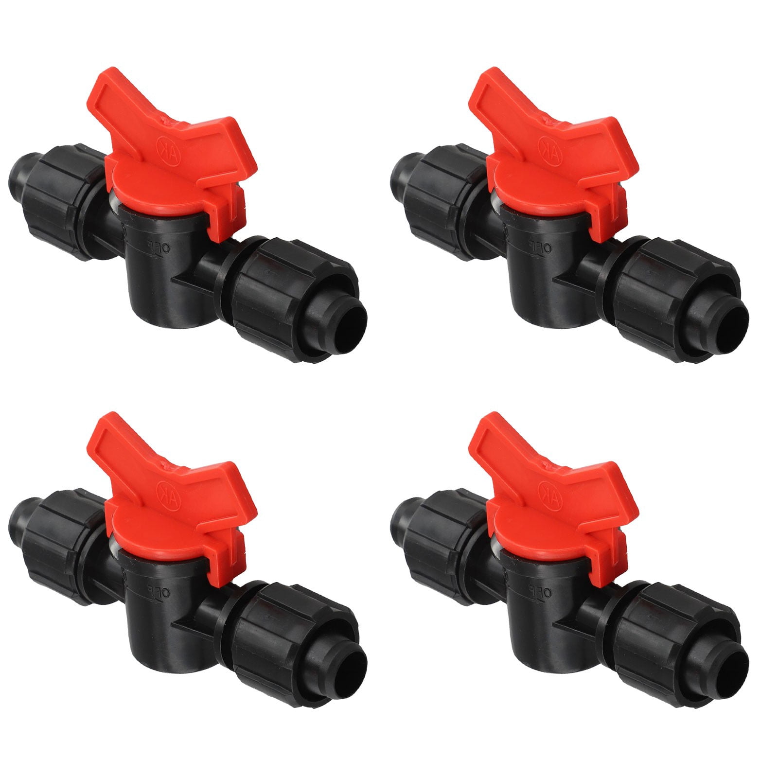 yaaqii 4pcs/8pcs PE pipe ball valve with lock 16mm stop valve switch ...