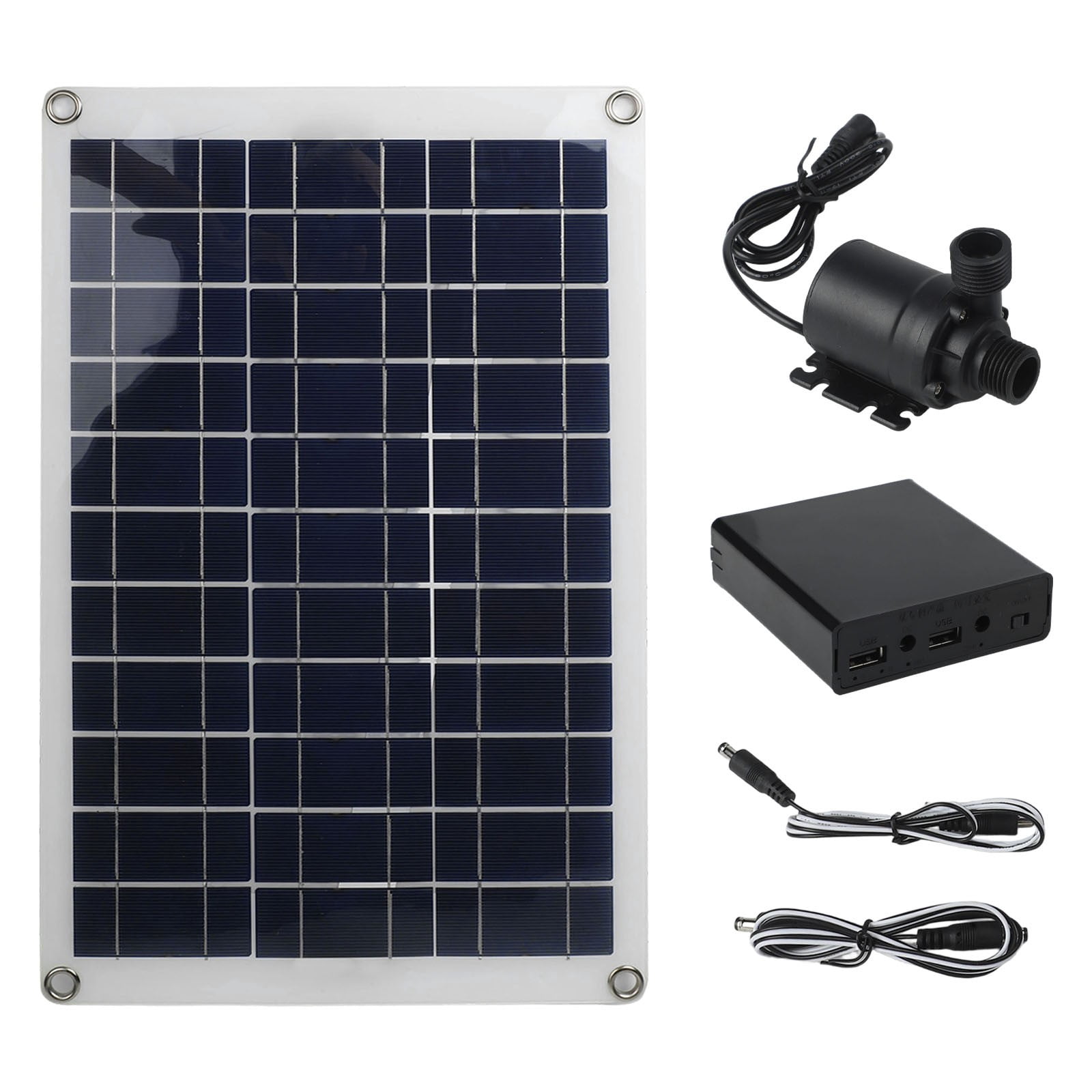 yaaqii 50WSolar Water Pump Pond Pump Low Noise Solar Fountain Pump ...