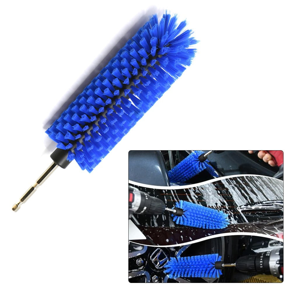 yaaqii Blue Drill Brush for Car Wheel and Bottle for Wheels Rims ...