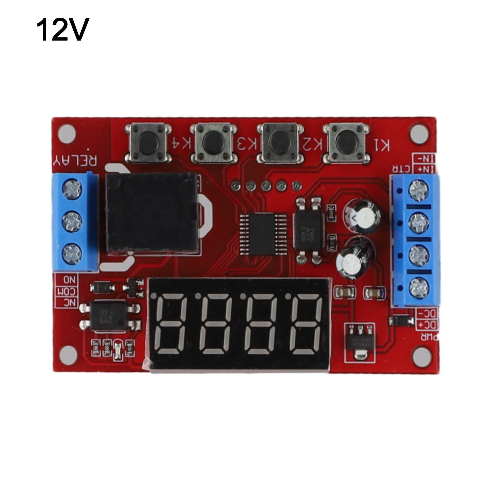 yaaqii DC 5V/12V/24V 10A Adjustable Time Delay Relay Module Timer Control Switch - Walmart.com