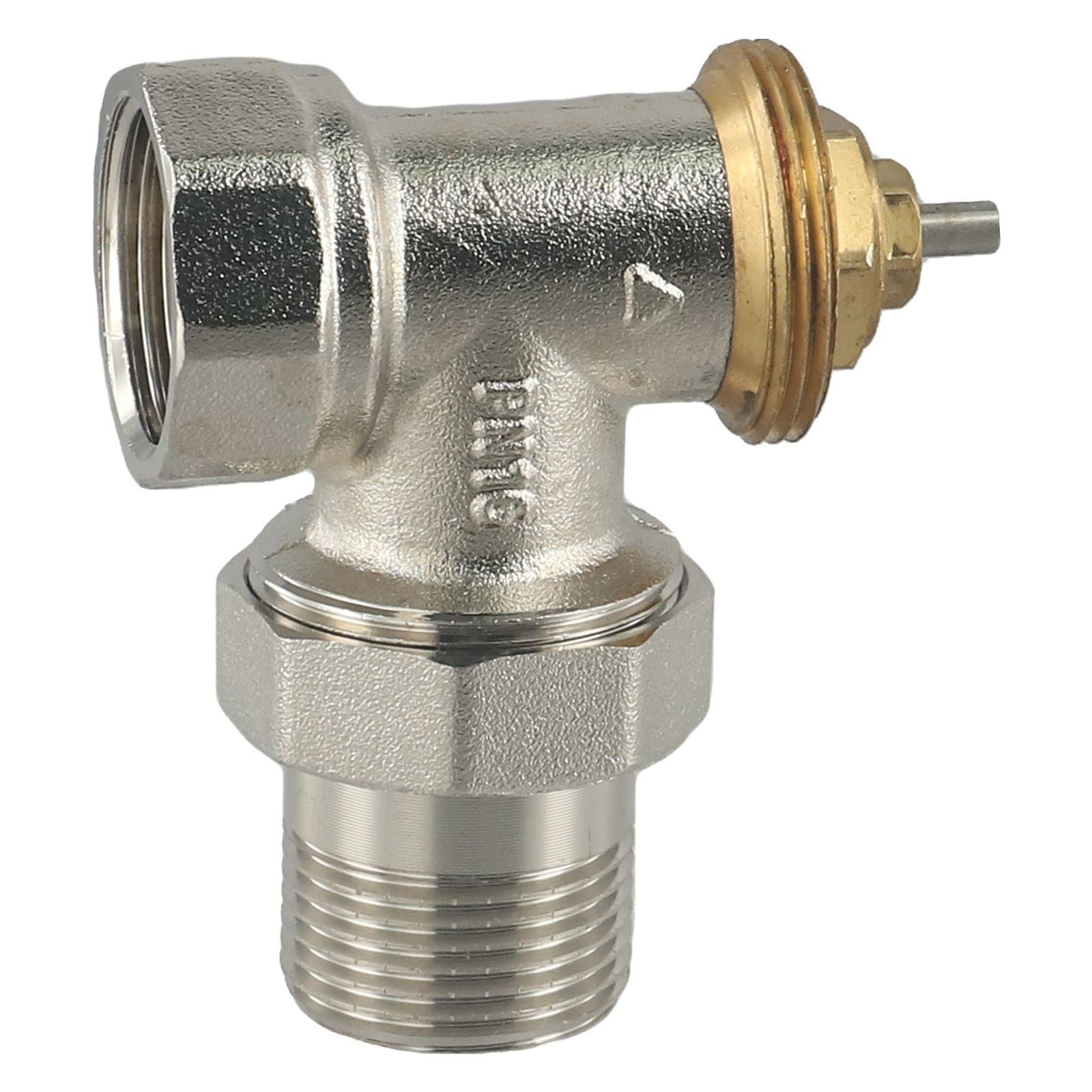yaaqii DN15/DN20 Brass Angle Thermostatic Regulating Valve Without ...
