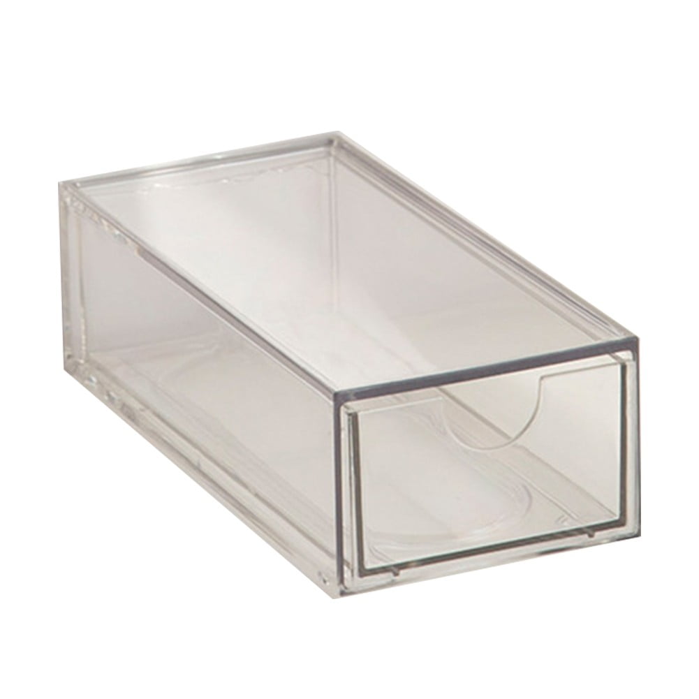 yaaqii Desktop Storage Box Transparent Acrylic Drawer Storage Cabinet ...