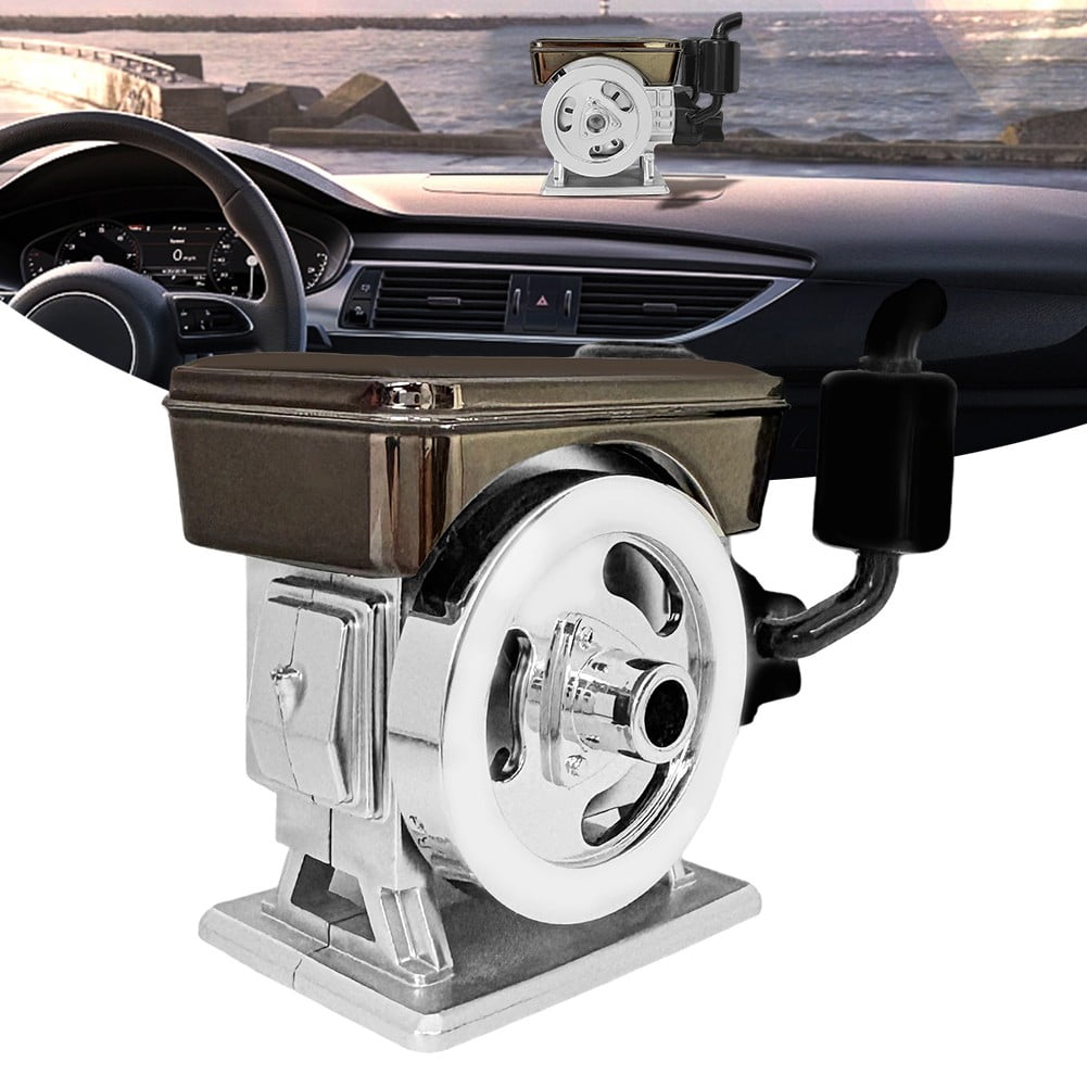 yaaqii Diffuser Solar Powered Rotating Car Purifier Simulated Engine ...