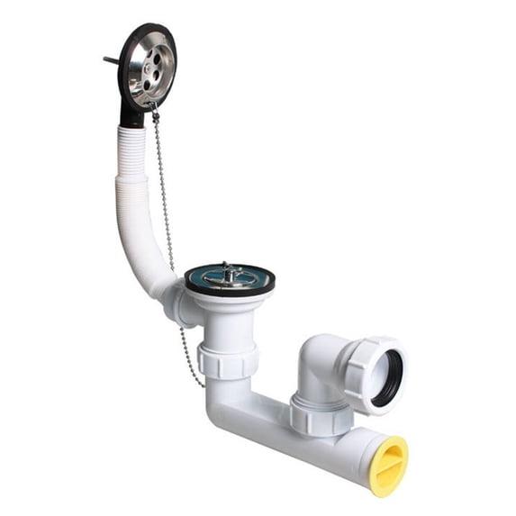 yaaqii Drainage Bathroom Bathtub Waste kit with Overflow Tube Plumbing ...