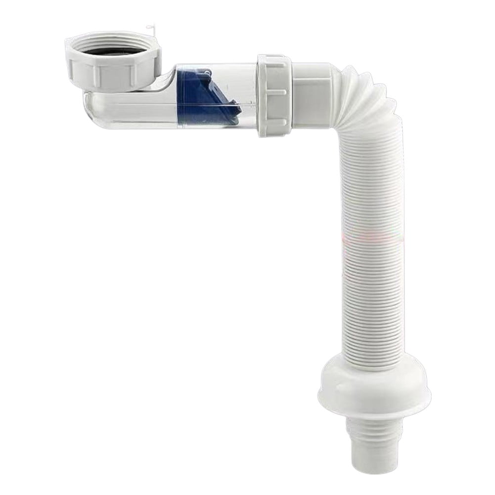 yaaqii Flexible Siphon Drain Hose G1-1/2 Inch Sink Waste Water Pipe ...