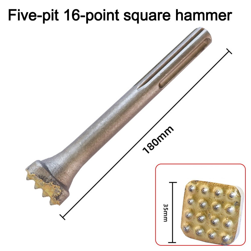 yaaqii For SDS MAX Shank Electric Hammer Square Head 16Teeth Tip Chisel ...