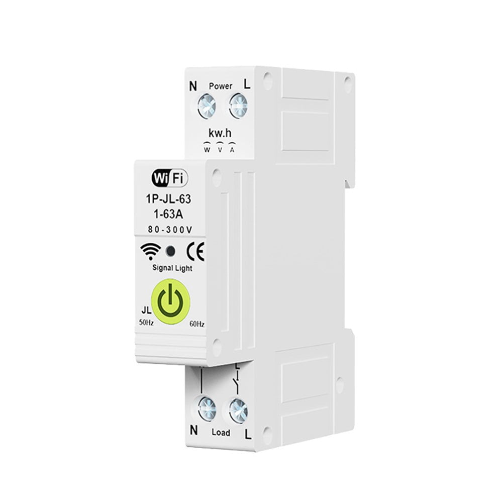 yaaqii For Tuya WIFI Smart Circuit Breaker With Metering 63A Leakage ...