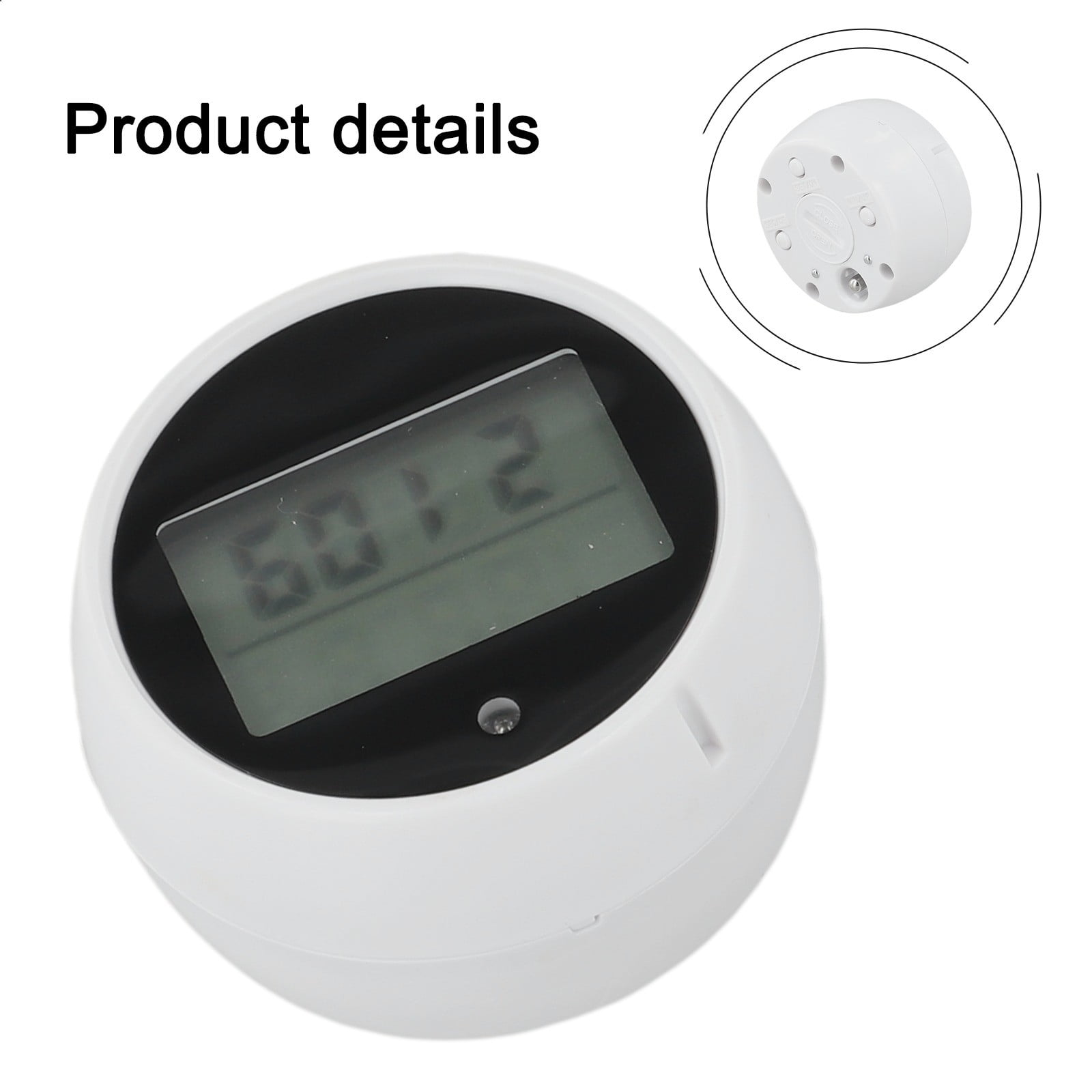 yaaqii Ice Bath Thermometer Timer Digital,Water Thermometer Timer for ...