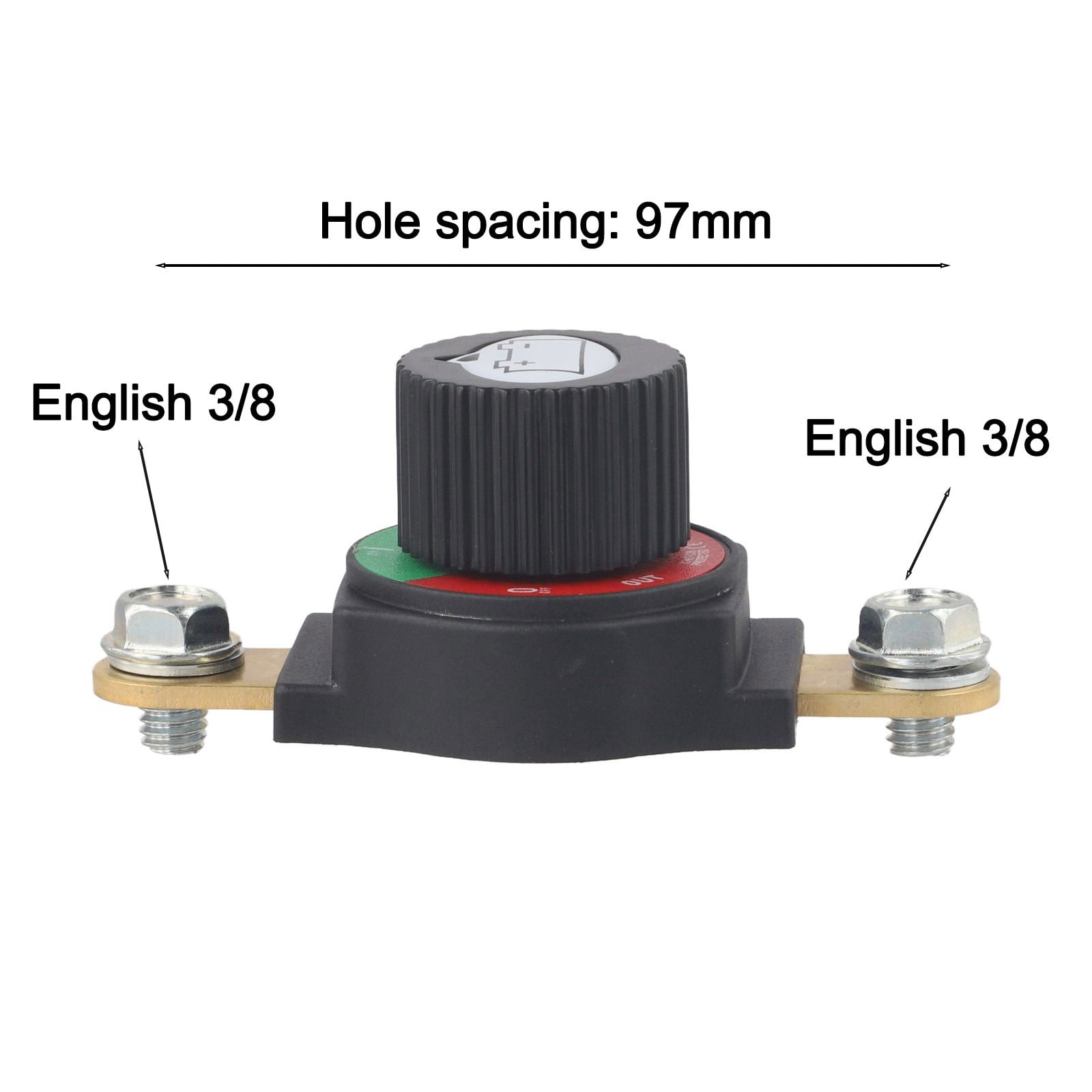 yaaqii Marine Waterproof Battery Disconnect Switch for RV Car Boat for ...