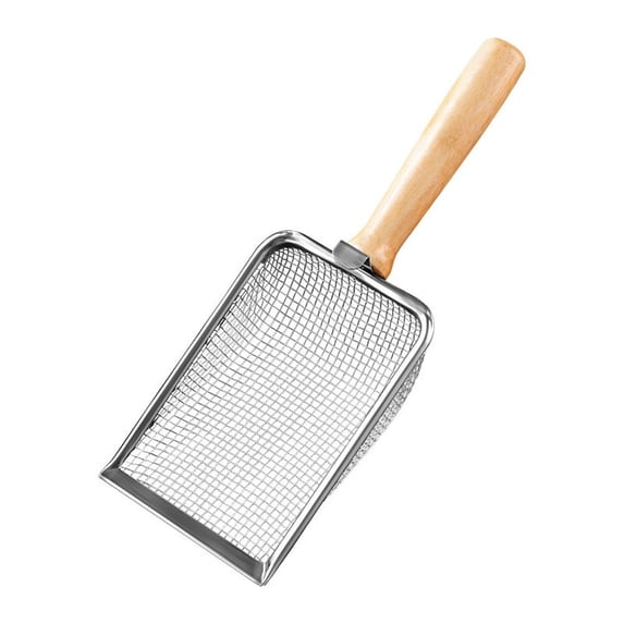 yaaqii Multipurpose gardening shovel and sieve: wooden handle for easy ...