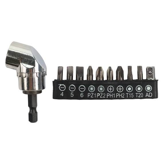 yaaqii Screwdriver Bit 105 Degree Corner Electric Drill Angle Head Hex ...