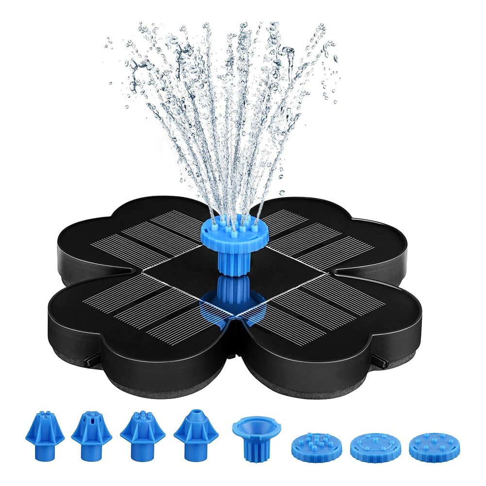 yaaqii Solar Water Fountain Feature Floating Solar Power Fountain ...