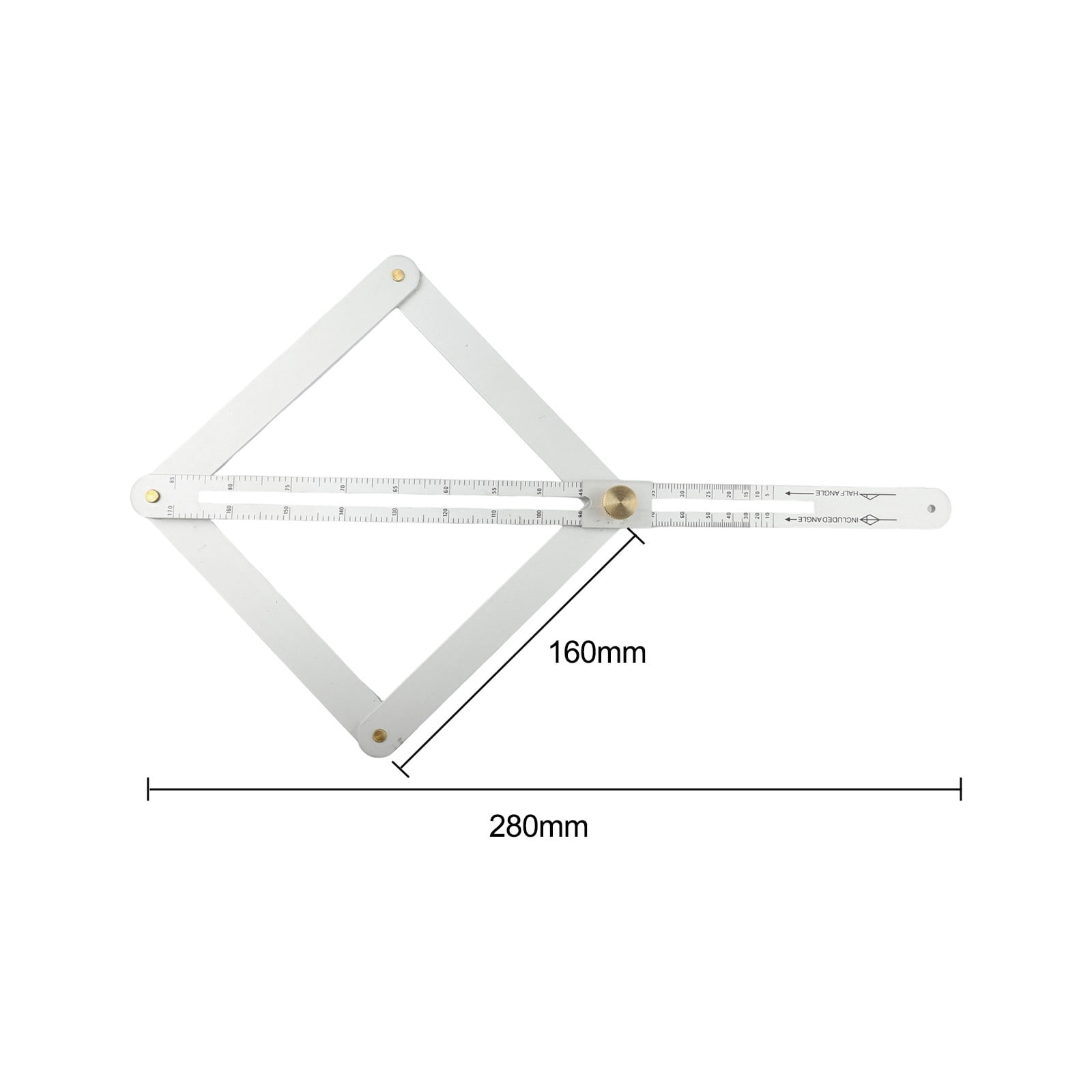 yaaqii Stainless Steel Multi-Angle Protractor: Accurate, Easy ...