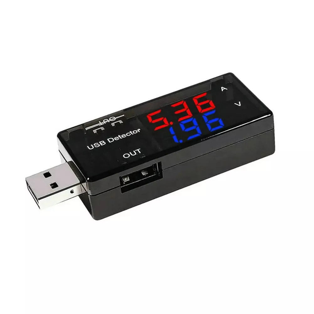 yaaqii USB Charger Tester Voltage Current Meter Voltmeter Ammeter ...