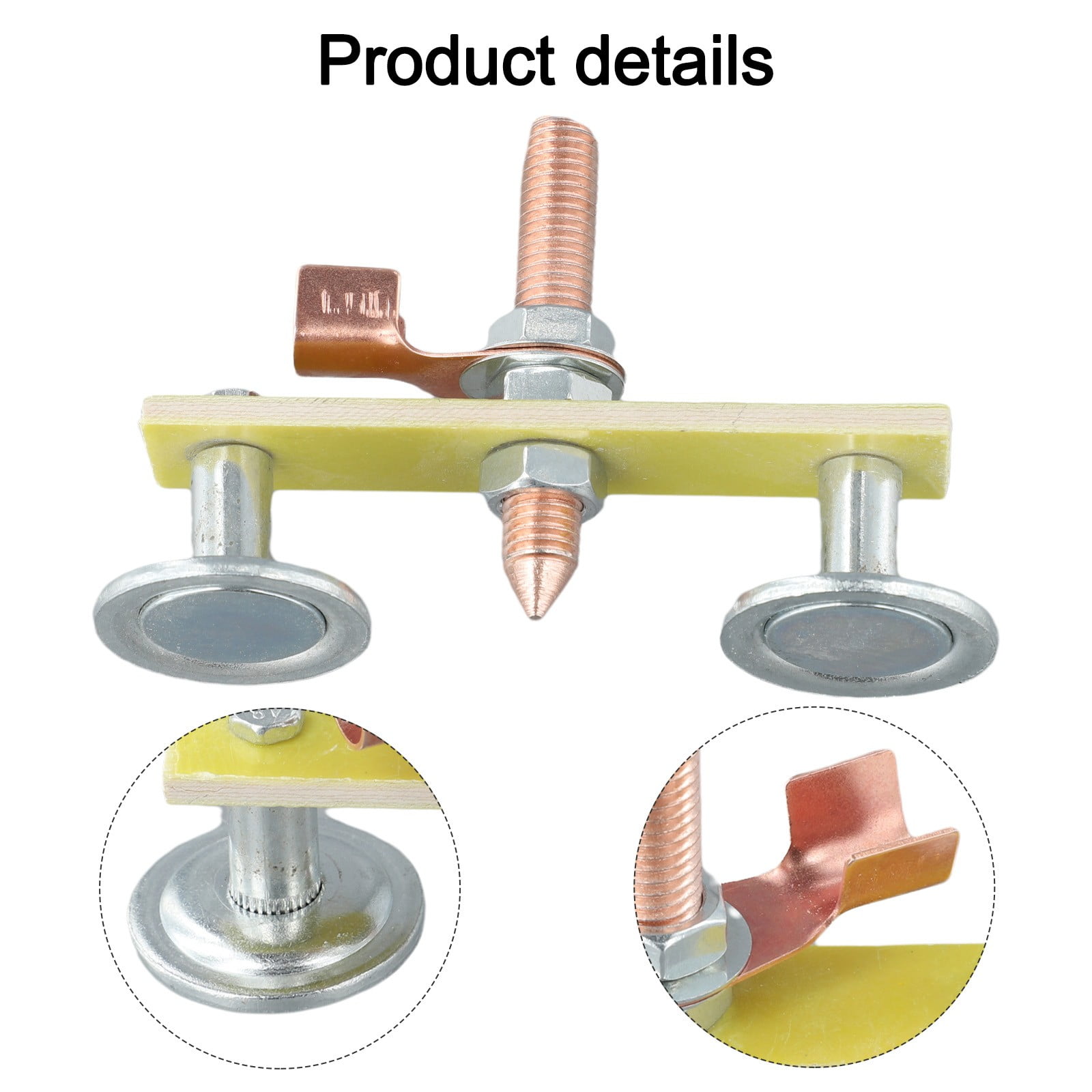 yaaqii Welding Magnet Double Head Magnetic Welding Support Ground Clamp ...