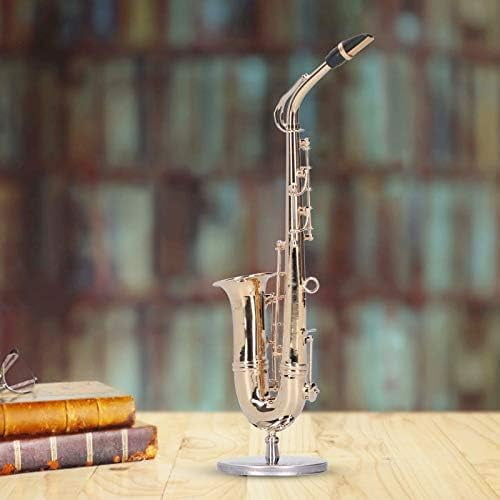 yaogohua Saxophone Sax Ornaments Miniature Copper Saxophone Model with ...