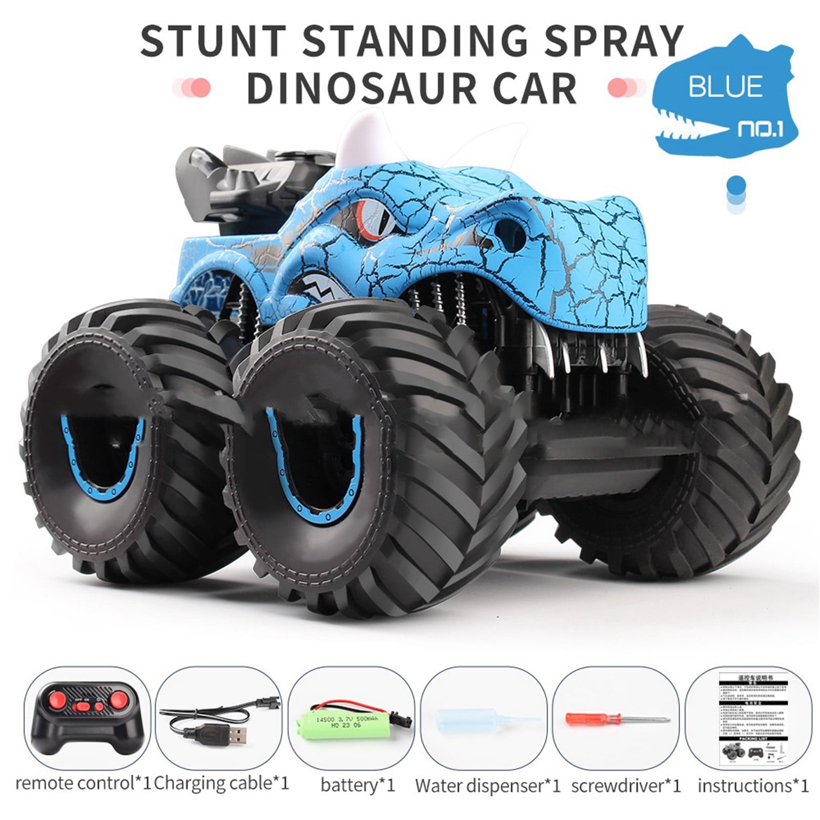 yaoyucui Remote control car Border Crack Dinosaur Remote Control ...