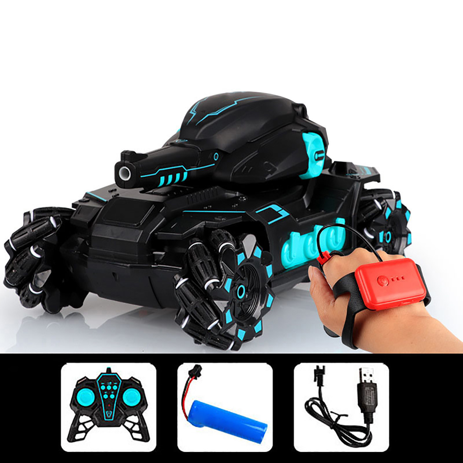 yaoyucui Remote control car Rc Tank Toy 2.4G Radio Controlled Car 4WD ...