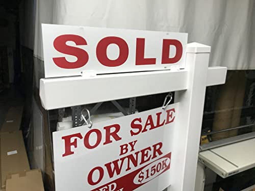 yard signs Real Estate Sign Riders, 5 Pack Premium Metal Signs Rider ...