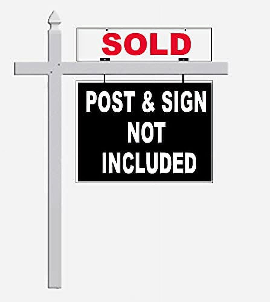 yard signs Real Estate Sign Riders, 5 Pack Premium Metal Signs Rider ...