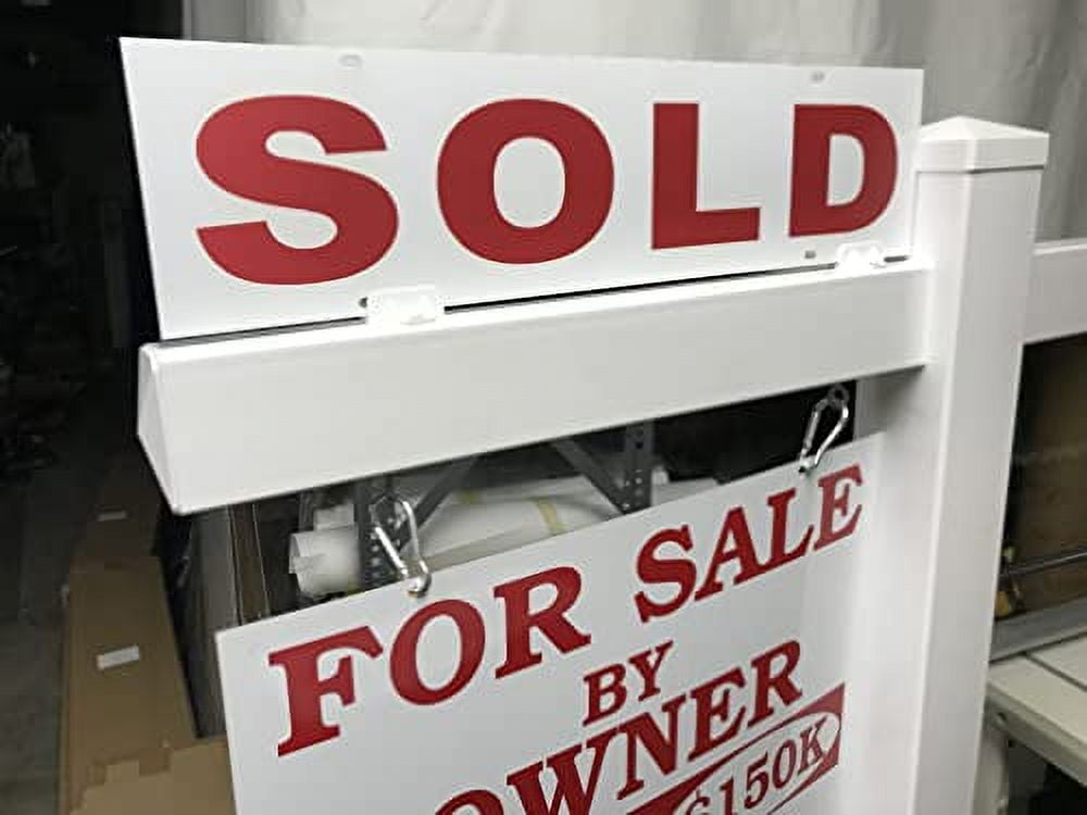 yard signs Real Estate Sign Riders, 5 Pack Premium Metal Signs Rider ...