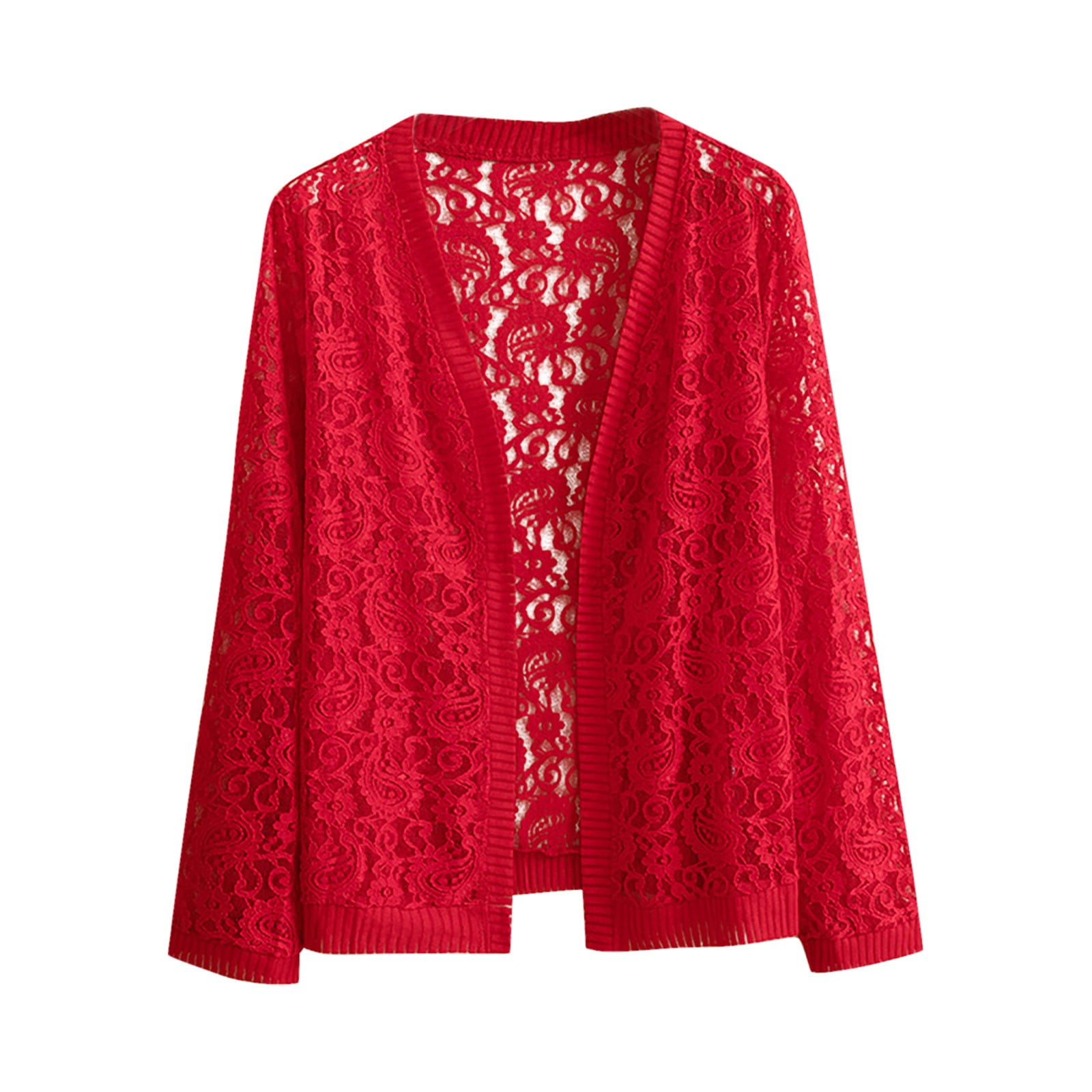 yardsong Lace Cardigans for Women Dressy Casual Elegant 2025 Fall Long ...