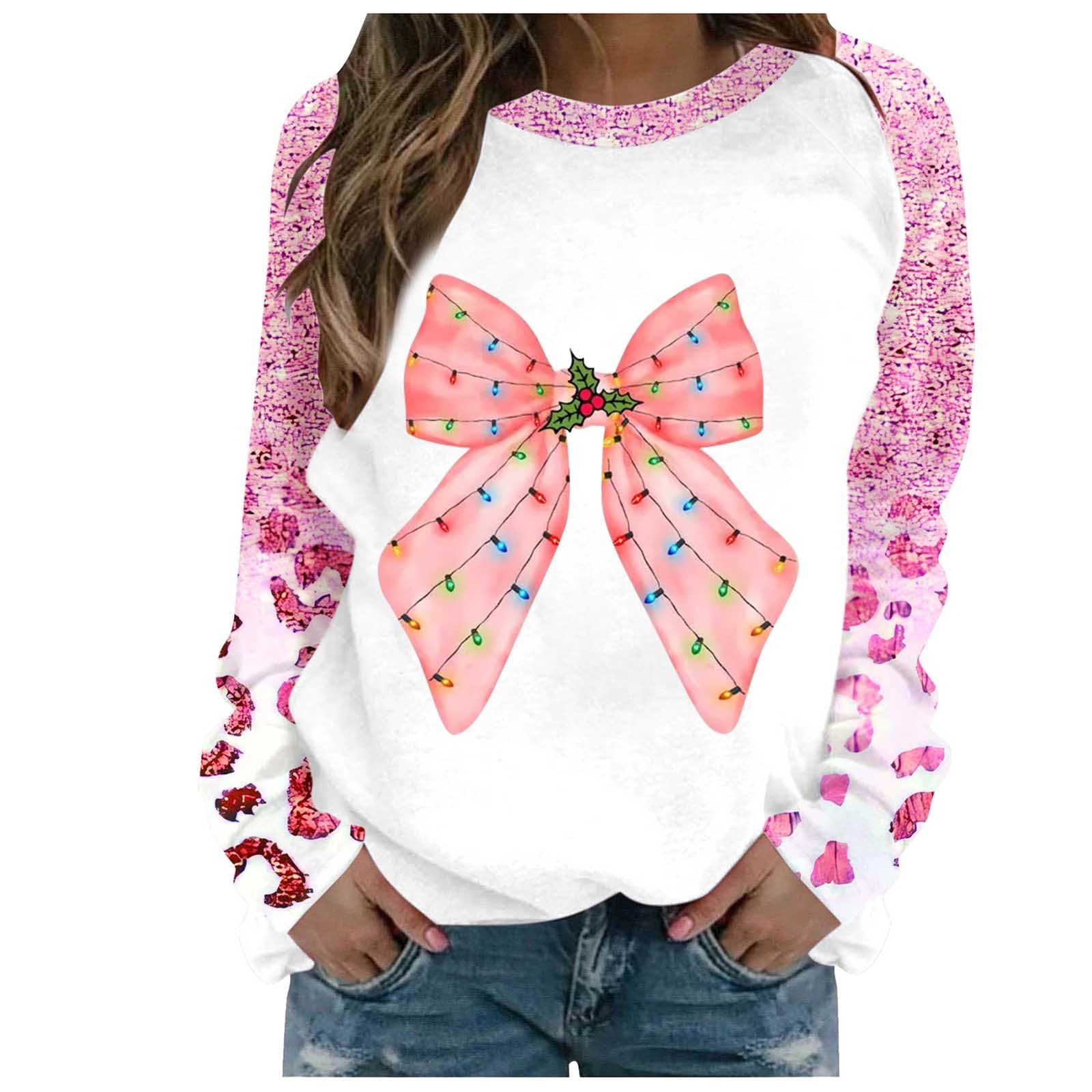 yardsong Women's Plus Size Christmas Sweatshirt,Christmas Sweatshirts ...