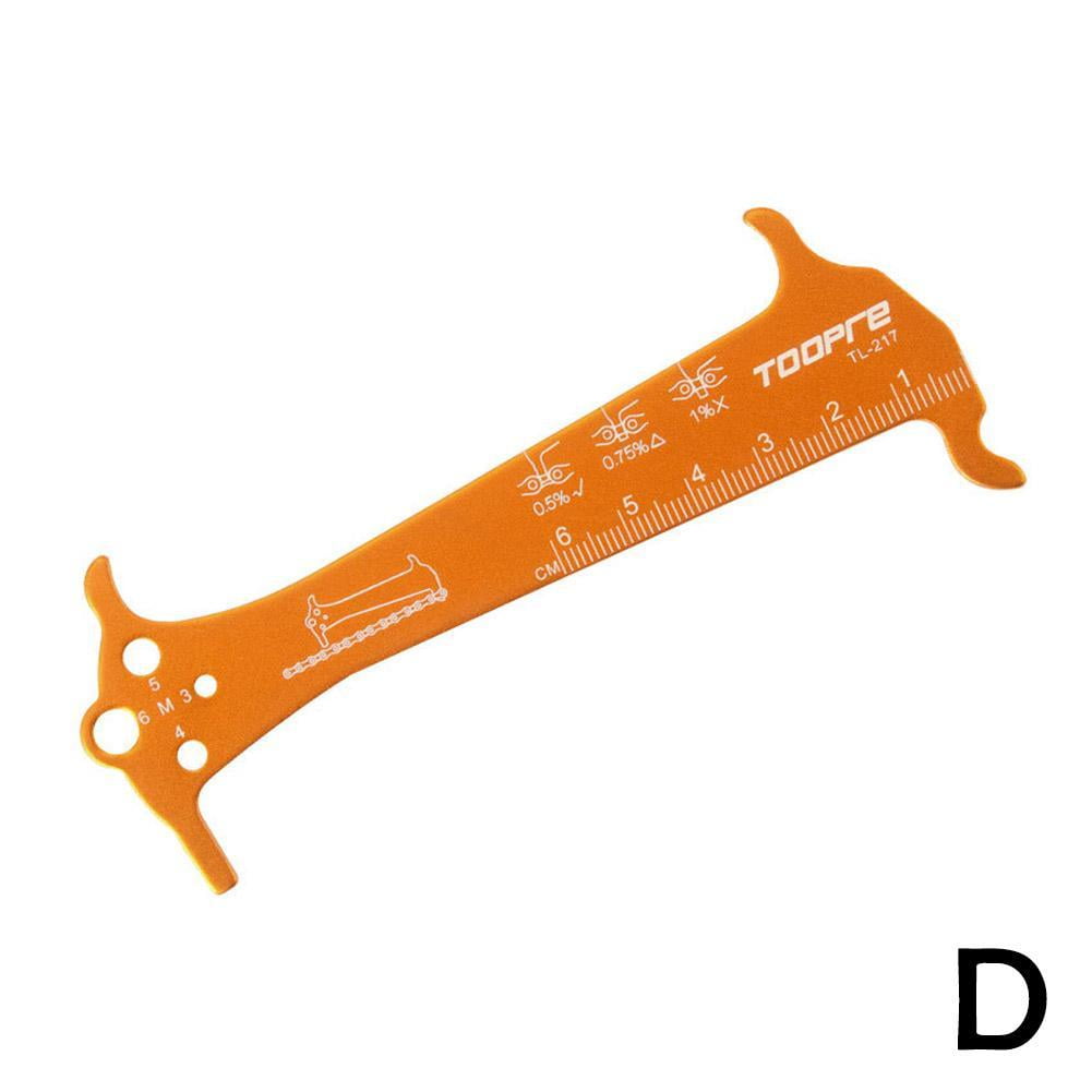 ycle Chain Wear Measuring Indicator Ruler Tensile Detection Tool L9X8 ...