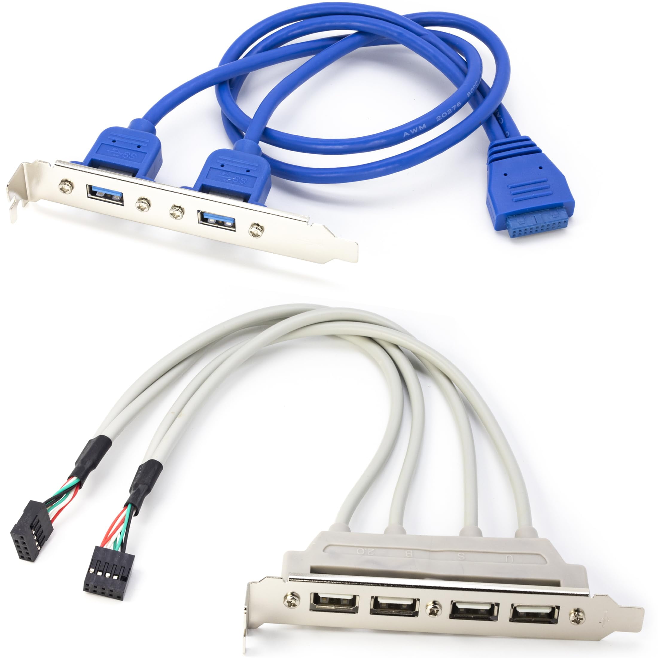 yddmyo Dual USB 3.0 RRF12 Female Back Panel to MB 20pin Header ...